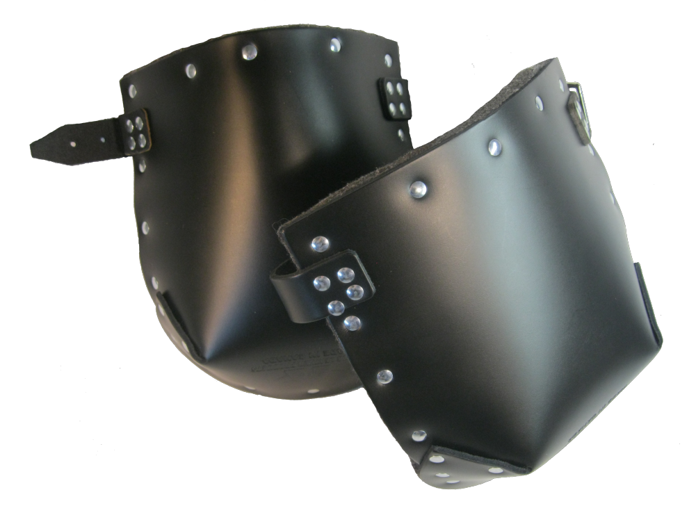 Professional Leather Knee Pads - 100% Leather KP-01 — VikingLeather